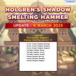 Update ! Holgren’s Shadow Smelting Hammer 9 March 2023 – Ragnarok Online
