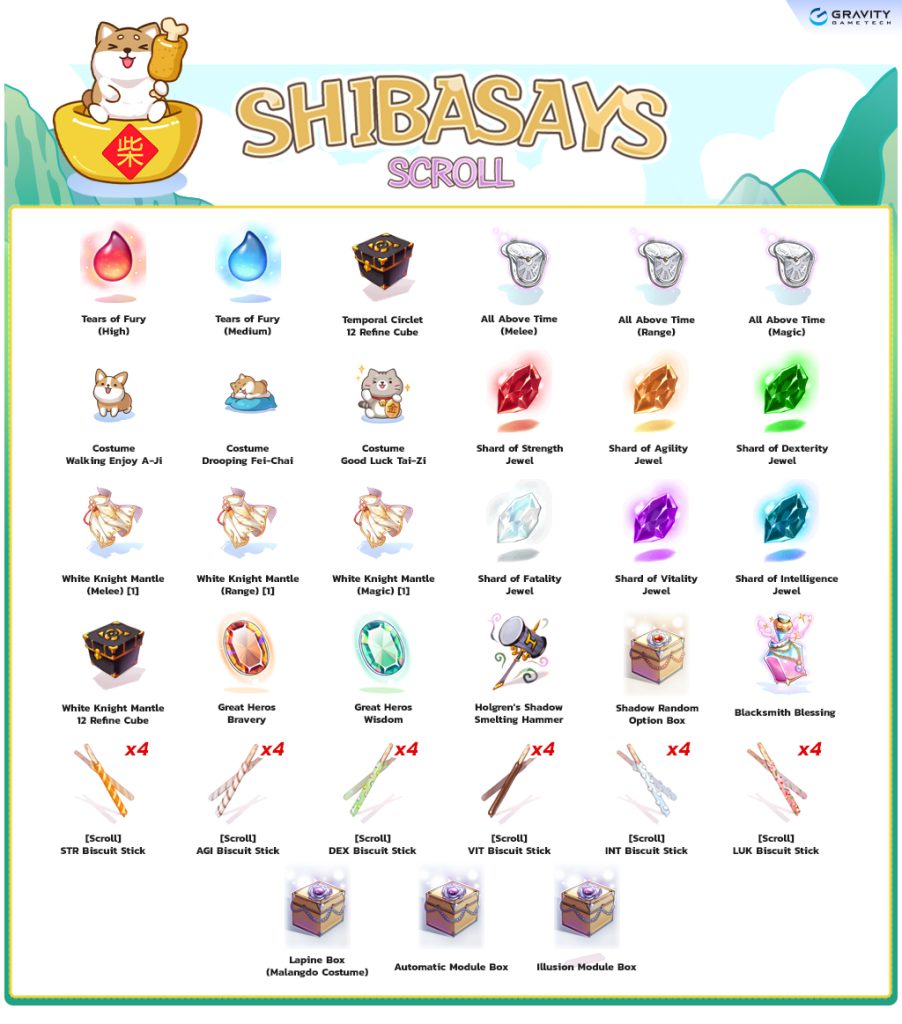 Shibasays Scroll – Ragnarok Online