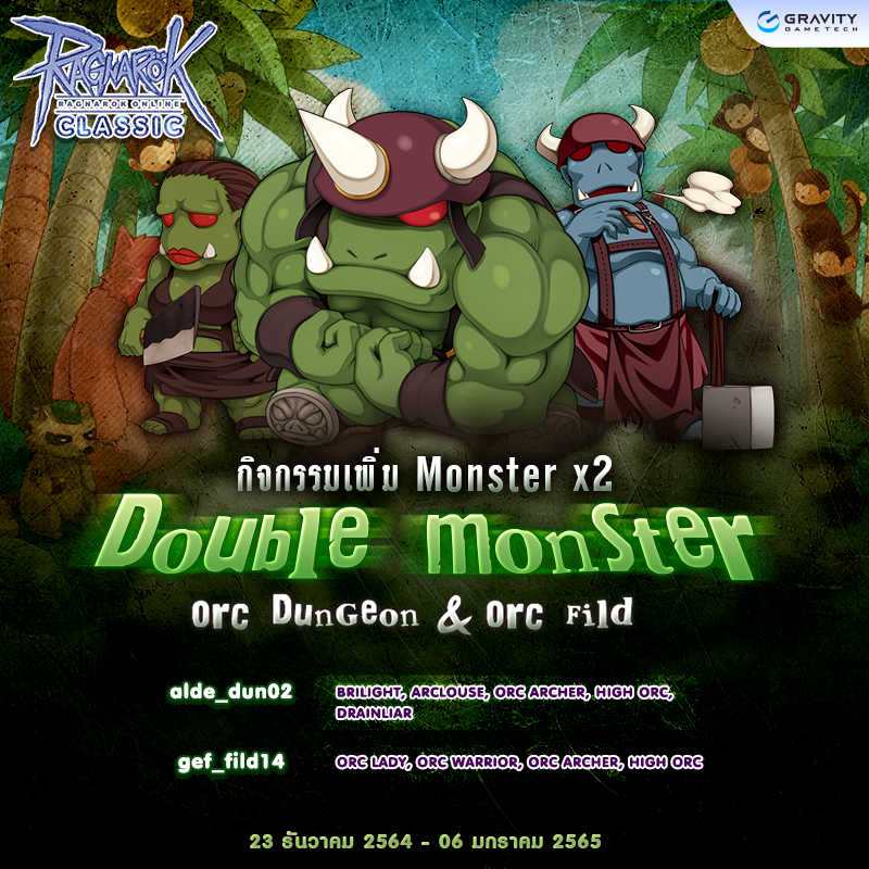 Double Monster Event – Ragnarok Classic GGT