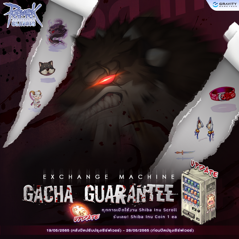 Gacha Guarantee Shiba Inu – Ragnarok Classic GGT
