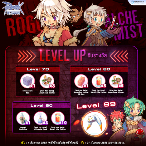 Level Up รับไปเลยยยย !!! – Ragnarok Classic GGT