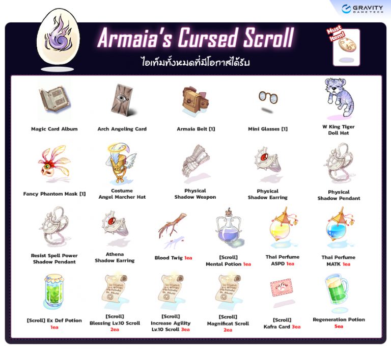 Armaia’s Cursed Scroll – Ragnarok Classic GGT