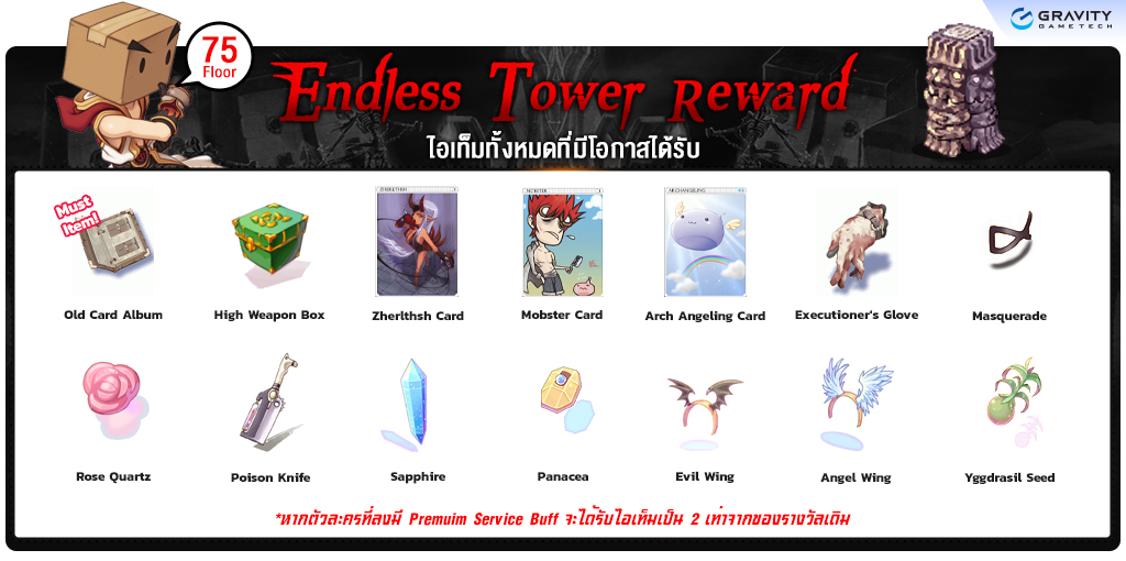 Endless Tower Dungeon – Ragnarok Classic GGT