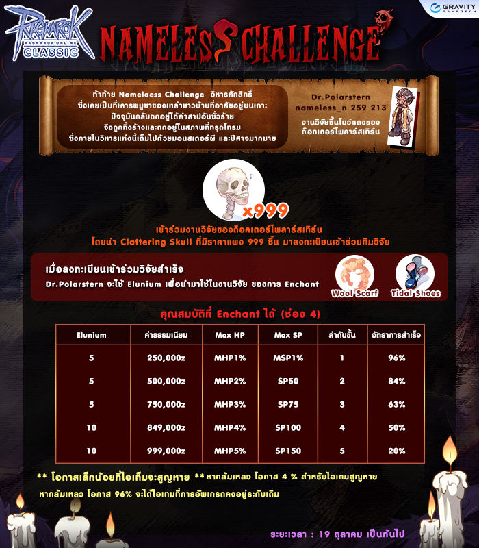 Nameless Challenge – Ragnarok Classic GGT
