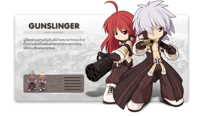 New Expanded Class NinJa & Gunslinger – Ragnarok Classic GGT