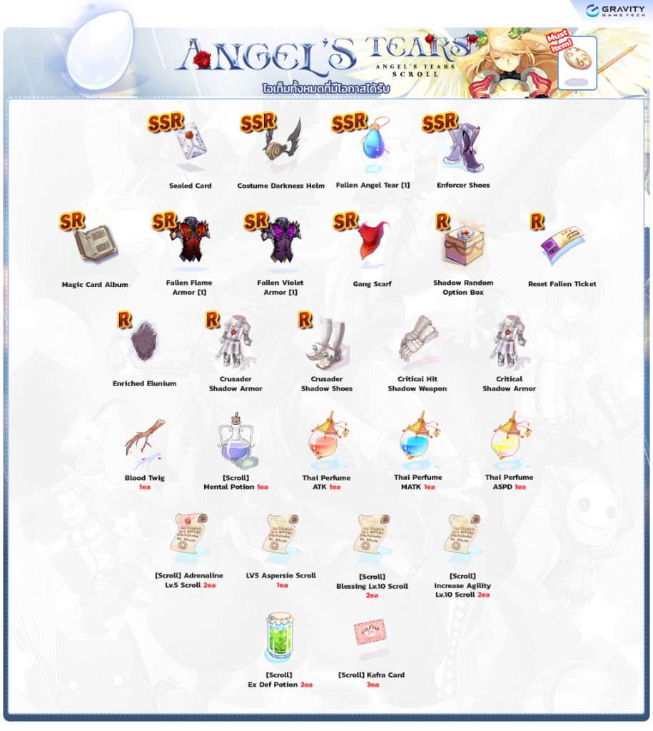 Angel’s Tears Scroll – Ragnarok Classic GGT