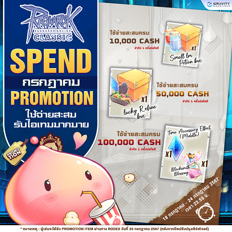 Spend Promotion July 2024 – Ragnarok Classic GGT