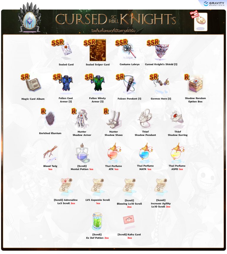 Cursed Knight’s Scroll – Ragnarok Classic GGT