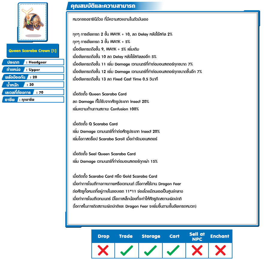 Queen Equipment Scroll – Ragnarok Classic GGT