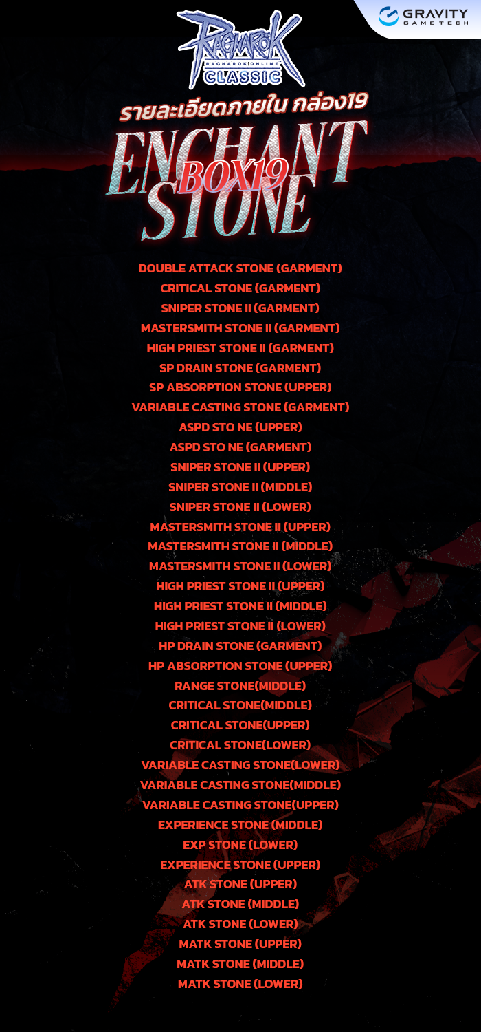 Costume Enchant Stone Box 19 – Ragnarok Classic GGT