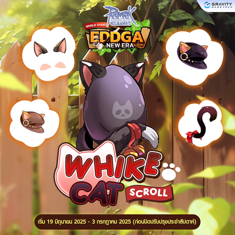 [Eddga] Whike Cat Scroll – Ragnarok Classic GGT