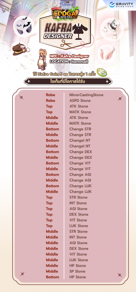 [Eddga] Kafra Designer IV – Ragnarok Classic GGT